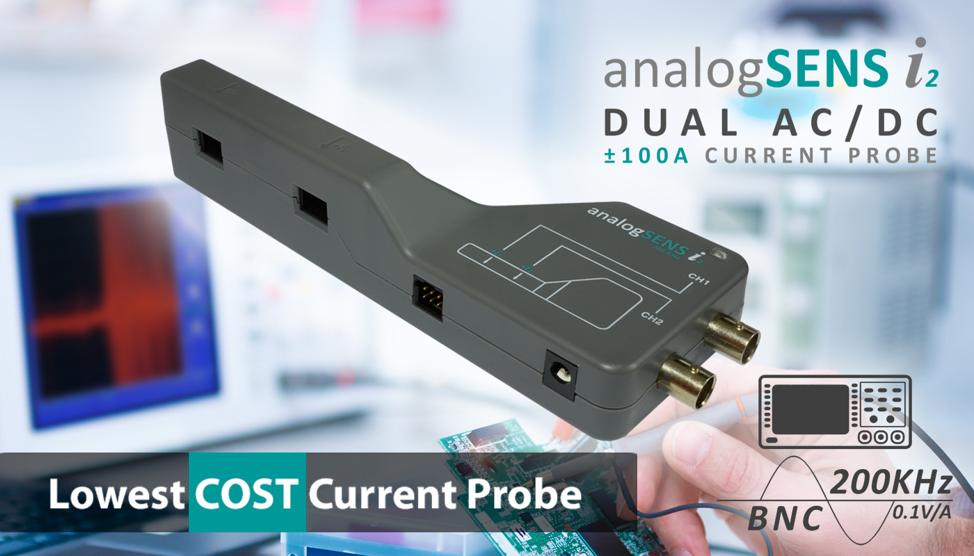 Low Cost analogSENS i2 Dual Channel Current Probe Released | Taraz ...