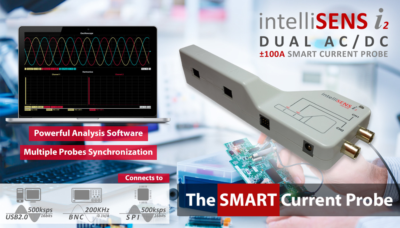 intelliSENS i2 Smart Current Probe Released | Taraz Technologies