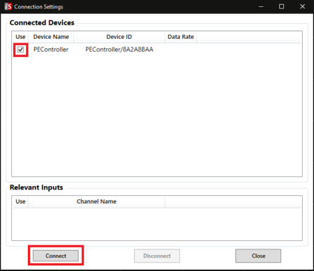 Getting Started with intelliSENS integration of PEController | Taraz ...